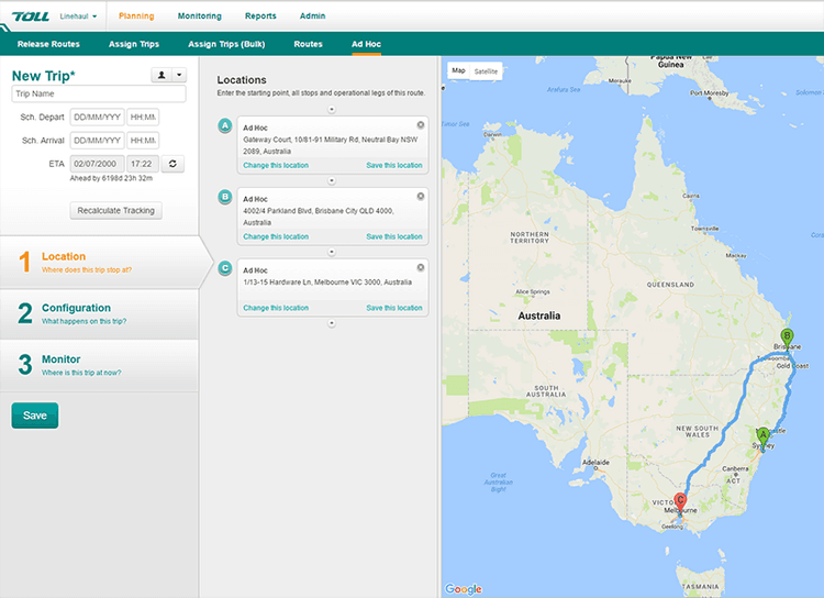 Toll Transport Case Study